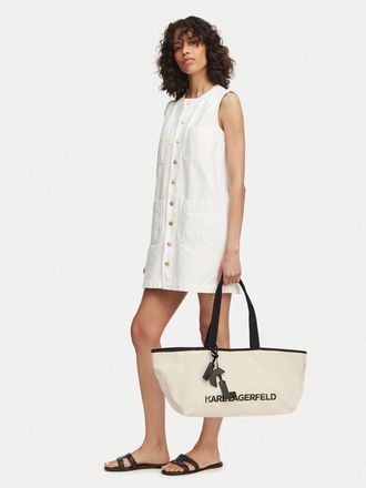 Karl Lagerfeld Handtasche KARL LAGERFELD B2W50017 Hellbeige