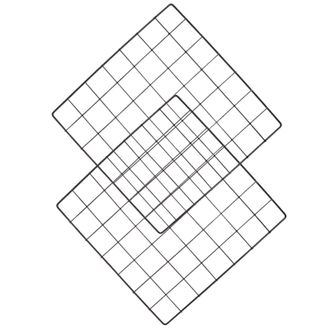 BESPORTBLE FIXOSHEE 2 Stück Teiliges Eisen draht wandgitter Rostbeständiges Fotohalter Wandgitter Dekoratives Wandregal für Wohnzimmer Badezimmer Küche Büro und 