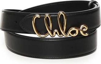 Chlo&eacute; Femme, Accessoires, Noir, Taille: M Iconic Belt