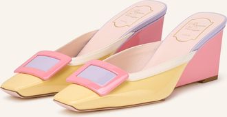 Roger Vivier Lack-Wedges Belle Vivier rosa