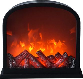 Artibetter 1 Set Kamin Laternen Kamin LED Lampe Dekorative Flammenlosen Tragbare LED Laterne Nachtlicht Tischplatte Kamin Lampe zum Hängen Sitzende Dekoration Sc