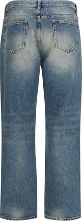 Maison Margiela Ripped Straight-Leg Jeans - Blue