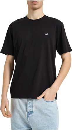 C.P. Company C.p. Company, Homme, Tops, Noir, Taille: L T-shirt ras du cou