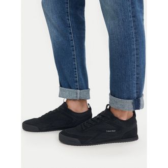 Calvin Klein Sneakers Calvin Klein Low Pro Runner Mix Mat HM0HM02208 Schwarz