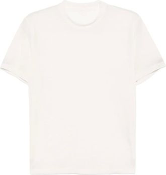 System t-shirt à col ras du cou - Tons neutres