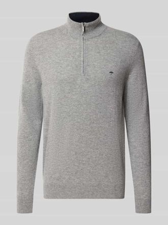 Fynch-Hatton Regular Fit Troyer aus Woll-Kaschmir-Mix