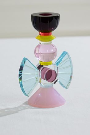 Reflections Copenhagen Bougeoir En Cristal Multicolore Laguna