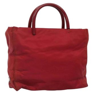 Prada Pre-owned Nylon sacs-prada - Femme - Pre-owned - Rouge - Taille: ONE Size