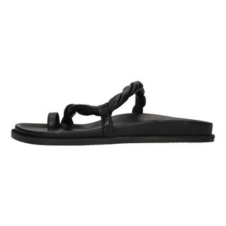 Elena Iachi Femme, Chaussures, Noir, Taille: 39 EU M56 Leather Mules