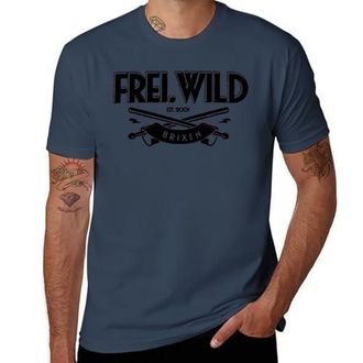Generic Frei.Wild Wo Die Besten Trohnen T-shirt pour homme, Style marine, L