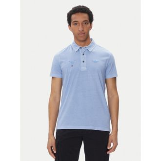 Aeronautica Aeronautica Militare Poloshirt 251PO1852J677 Himmelblau Regular Fit