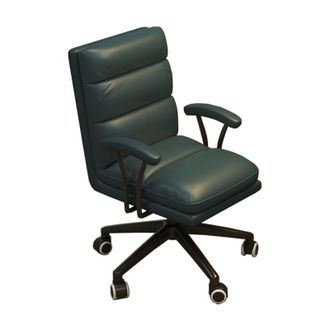 Generic Ergonomischer Heimb&uuml;rostuhl Mit H&ouml;henverstellbaren Armlehnen Und Lordosenst&uuml;tze for Arbeitszimmer Oder Schlafzimmer(Green)