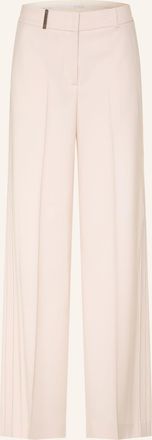 PESERICO Peserico Marlenehose Mit Schmuckperlen beige