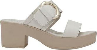 Scholl Sandales dété pour femme, Blanc, 38 EU