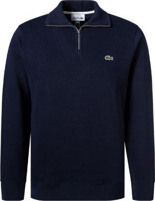 Lacoste Herren Pullover blau Baumwolle unifarben
