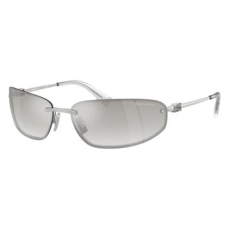 Miu Miu Logo Nocturne Sonnenbrille - - Accessories - unisex - Grau - 68 MM