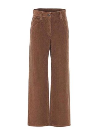 Brunello Cucinelli Pantalons D&eacute;contract&eacute;s - Marron