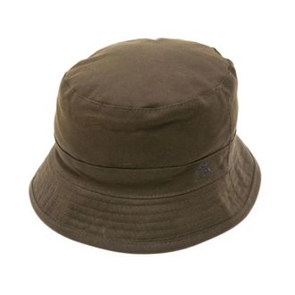 Baracuta Homme, Accessoires, Brun, Taille: M Chapeau en coton avec logo brod&eacute;