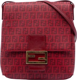 Fendi Sac bandouli&egrave;re Pre-owned &agrave; rabat - Femme - Pre-owned - Rouge - Taille: ONE Size