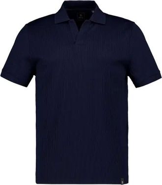 Boggi Milano Herren Polo-Shirt blau
