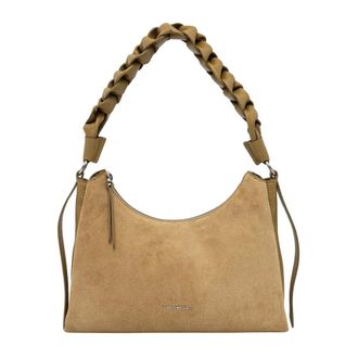 Coccinelle Sac Hobo Boh&egrave;me Daim Bimati&egrave;re - Femme - Sacs - Beige - Taille: ONE Size