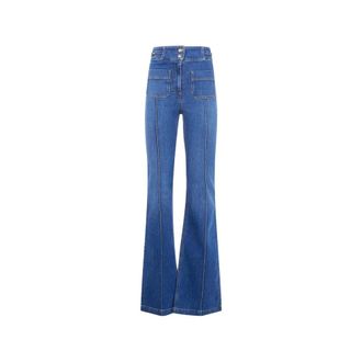 Elisabetta Franchi Flared Jeans - - Jeans - Damen - Blau - W30