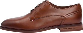 Tommy Hilfiger Herren Hilfiger Leather Dress Shoe Fm0fm05777 Derby Schuhe, Brown (Ginger Clay), 40.5 EU