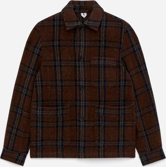Arket Overshirt Aus Wollmischung -Braun