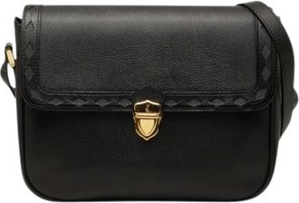 Saint Laurent Sac bandouli&egrave;re en cuir pr&eacute;-poss&eacute;d&eacute; - Femme - Pre-owned - Noir - Taille: ONE Size