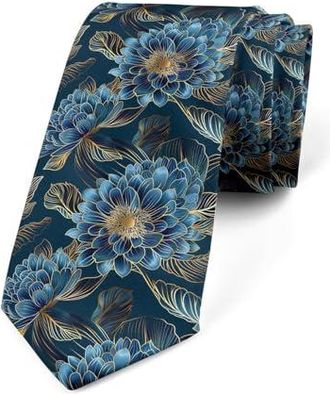 Generic Cravate Noir Bleu Dor&eacute; &Eacute;troit Cravates Classique Cravate DAffaires Pour Accessoires Mariage Travail