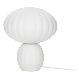 H&uuml;bsch Lampe &agrave; poser en verre opalin H&uuml;bsch