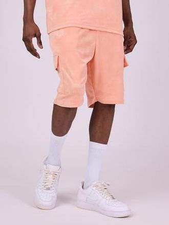 Project X Paris Short en Velour gaufr&eacute; P&ecirc;che L