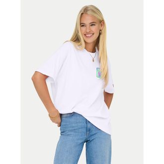 Only T-Shirt Vivvi 15346761 Wei&szlig; Regular Fit