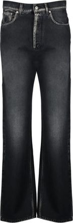 Moschino jean cinq poches délavé - Noir
