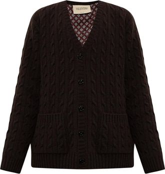 Valentino Garavani Herren, Strickwaren, Braun, XLGr&ouml;&szlig;e