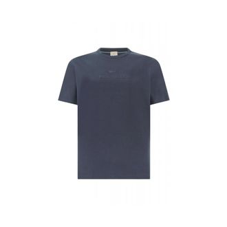 Paul & Shark Aqua Touch Baumwoll-T-Shirt - - Tops - Herren - Blau - L