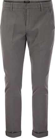 Dondup Homme, Pantalons, Gris, Taille: W40 Gaubert Chinos Coupe Slim