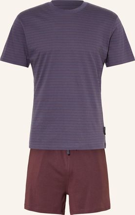 Marc O'Polo Marc Opolo Shorty-Schlafanzug blau