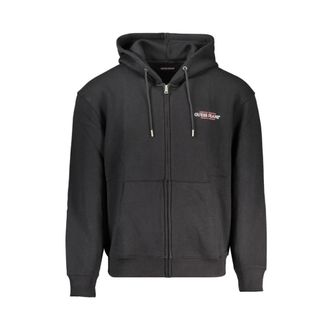 Guess Homme, Sweatshirts et sweats &agrave; capuche, Noir, Taille: XL Pull en Coton Noir