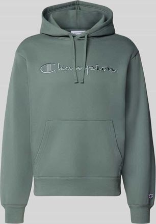 Champion Relaxed Fit Hoodie aus Baumwoll-Mix mit Label-Stitching
