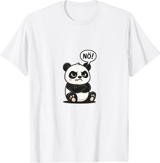 Hello Kitty Panda SAGT N&ouml; Cartoon Design Humor Anime S&uuml;&szlig; Stil T-Shirt