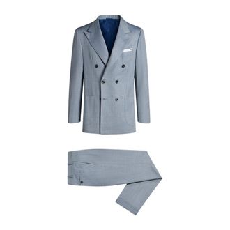 Kiton Homme, Costumes, Bleu, Taille: S Suit Virgin Wool