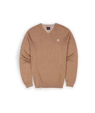 Oxbow Pull PIVEGA Essentials Ete 2026 Manches longues, Col V, Uni, Sans capuche