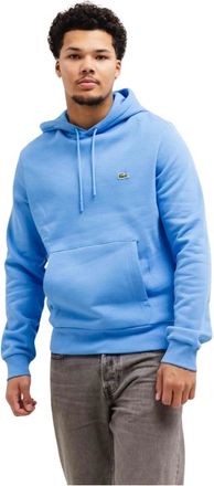Lacoste Homme, Sweatshirts et sweats &agrave; capuche, Bleu, Taille: S Fleece Sweat &agrave; capuche