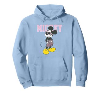 Disney Mickey Mouse Leopard Pose Pullover Hoodie