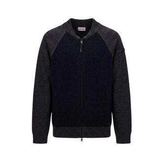 Moncler Herren, Strickwaren, Blau, LGr&ouml;&szlig;e
