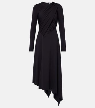 Victoria Beckham Robe midi asym&eacute;trique