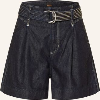 HUGO BOSS Jeansshorts blau