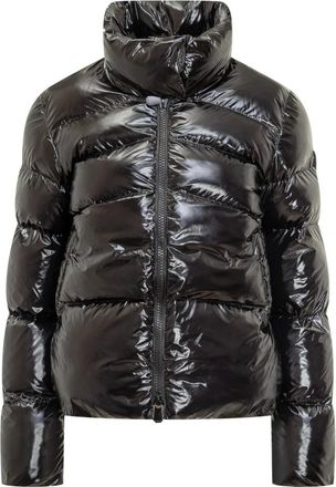 Pinko Pinko, Femme, Vestes, Noir, Taille: 42 FR Short Micro Caban Puffer