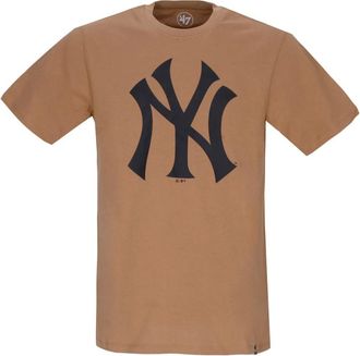 47 Brand Homme, Tops, Brun, Taille: XL Imprint Echo Tee Neyyan